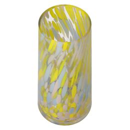 Kersten Vase in Gelb/ Blau - (H)25 x &Oslash; 12 cm - 14% | Kerzen-vasen