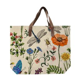 Madre Selva Shopper "Tierra Bella" in Beige/ Bunt - (B)55 x (H)40 x (T)1 cm - 53% | Herrentaschen
