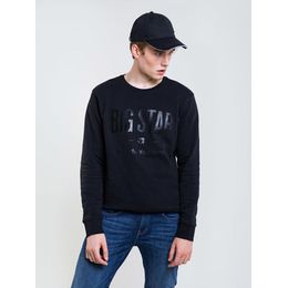Big Star Sweatshirt in Schwarz - 43% | Gr&ouml;&szlig;e S | Herren-plussize