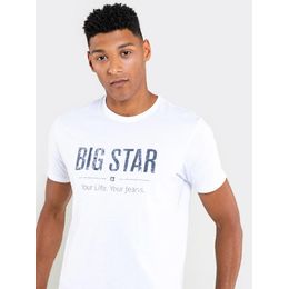 Big Star Shirt in Wei&szlig; - 43% | Gr&ouml;&szlig;e S | Herren-plussize