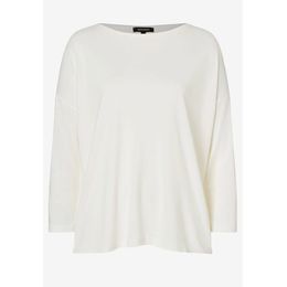 More & More More & More Longsleeve in Wei&szlig; - 58% | Gr&ouml;&szlig;e 34 | Damen-tops