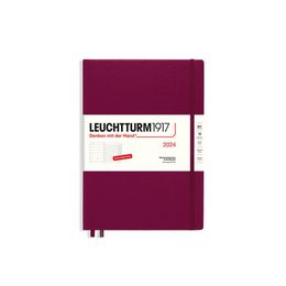 LEUCHTTURM1917 Wochenkalender & Notizbuch in Bordeaux - (B)22,5 x (H)31,5 cm, DE - 50% | Buero-schulbedarf