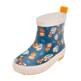 Playshoes Gummistiefel in Dunkelblau/ Bunt - 42% | Gr&ouml;&szlig;e 25 | Kinder-outdoor-sport-schuhe