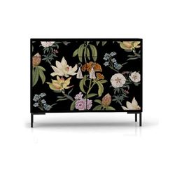 Madre Selva Sideboard in Schwarz/ Bunt - (B)90 x (H)84 x (T)45 cm - 64% | Regale