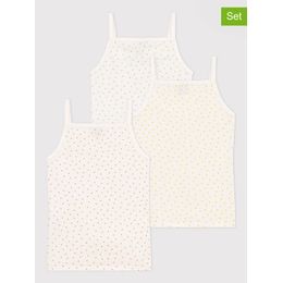Petit Bateau 3er-Set: Unterhemden in Creme - 48% | Gr&ouml;&szlig;e 86 | Baby-waesche