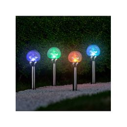 Garden Hero LED-Gartenstecker in Silber - (H)34 x &Oslash; 8 cm - 27% | Aussenbeleuchtung