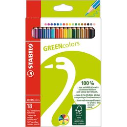 Stabilo Buntstifte "Stabilo GREENcolors" - 18 St&uuml;ck - 13% | Schulzubehoer