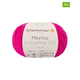 Schachenmayr since 1822 10er-Set: Wollgarne ''Merino Extrafine 120'' in Pink - 10x50 g - 49% | Kreativbedarf-diy