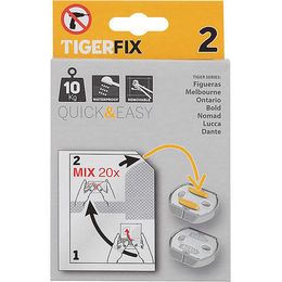 Tiger Selbstklebendes Montageset "Tigerfix Type 2" - 12% | Badezimmer-accessoires