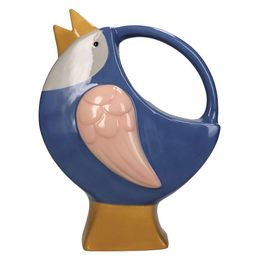 Kersten Vase "Bird" in Blau/ Rosa - (B)18 x (H)24 x (T)10 cm - 50% | Kerzen-vasen