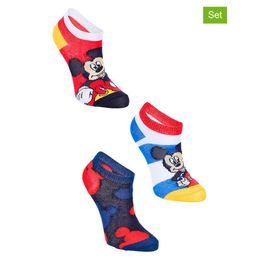 Disney Mickey Mouse 3er-Set: Socken "Mickey" in Bunt - 57% | Gr&ouml;&szlig;e 23-26 | Kinder-socken-strumpfhosen