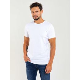 Big Star Shirt in Wei&szlig; - 43% | Gr&ouml;&szlig;e S | Herren-plussize