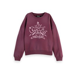 Scotch & Soda Scotch & Soda Sweatshirt in Bordeaux - 64% | Gr&ouml;&szlig;e L | Damen-sweatshirts-jacken