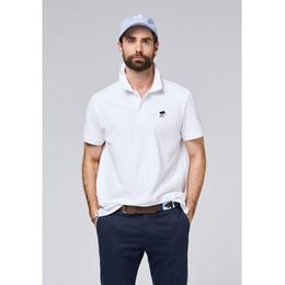 POLO SYLT Poloshirt in Wei&szlig; - 33% | Gr&ouml;&szlig;e XL | Herren-plussize