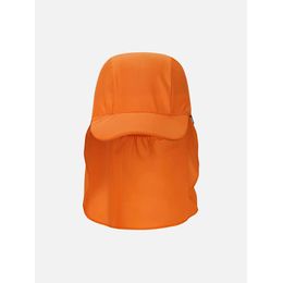 Reima Schirmm&uuml;tze mit Nackenschutz "Kilpikonna" in Orange - 43% | Gr&ouml;&szlig;e 44-46 cm | Baby-muetzen