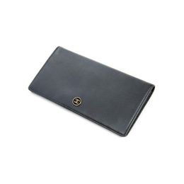 Chanel Leder-Geldb&ouml;rse in Schwarz - (B)18 x (H)10 x (T)2 cm - 53% | Portemonnaies-etuis