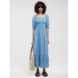 Big Star Kleid in Hellblau/ Wei&szlig; - 33% | Gr&ouml;&szlig;e L | Damen-kleider