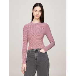 Tommy Jeans Longsleeve in Altrosa - 30% | Gr&ouml;&szlig;e L | Damen-tops