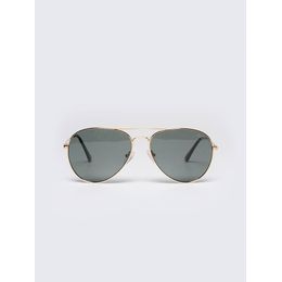 Big Star Unisex-Sonnenbrille in Gold/ Grau - 13% | Damen-brillen