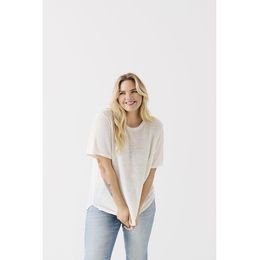 Only Carmakoma Shirt in Creme - 50% | Gr&ouml;&szlig;e L-50/52 | Damen-tops