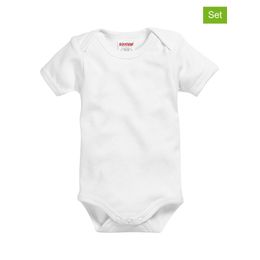 Playshoes 3er-Set: Bodys in Wei&szlig; - 53% | Gr&ouml;&szlig;e 74/80 | Baby-bodys