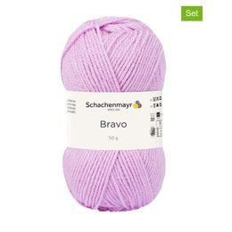 Schachenmayr since 1822 20er-Set: Kunstfasergarne ''Bravo'' in Lila - 20x 50 g - 45% | Kreativbedarf-diy