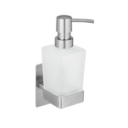Wenko Seifenspender "Genova" in Wei&szlig;/ Silber - 200 ml - 10% | Badezimmer-accessoires