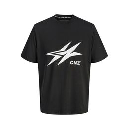 CNZ Trainingsshirt "Amsterdam" in Schwarz - 16% | Gr&ouml;&szlig;e L | Herren-sportshirts