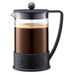 Bodum Kaffeebereiter "Brazil" in Schwarz - 1,5 l - 32% | Gedeckter-tisch