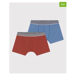 Petit Bateau 2er-Set: Boxershorts in Blau/ Rot - 47% | Gr&ouml;&szlig;e 86 | Baby-waesche