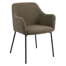 House Nordic Esszimmerstuhl "Melilla" in Braun/ Schwarz - (B)56 x (H)79,5 x (T)57 cm - 62% | Sitzmoebel
