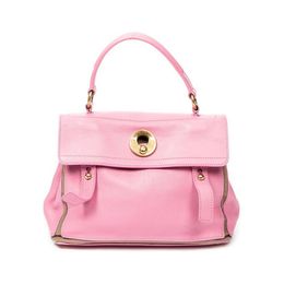 Yves Saint Laurent Leder-Henkeltasche in Rosa - (B)26 x (H)19 x (T)12 cm - 79% | Damen-taschen