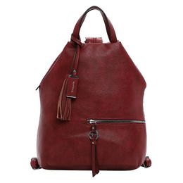 Tamaris Rucksack "Nele" in Dunkelrot - (B)34 x (H)32 x (T)20 cm - 61% | Damen-taschen