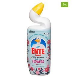 WC Ente 6er-Set: WC-Aktivgel "First Kiss Flower", je 750 ml - 10% | Putzutensilien