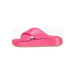 Inuovo Leder-Pantoletten in Pink - 63% | Gr&ouml;&szlig;e 39 | Damen-pantoletten