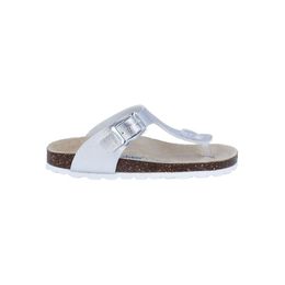 Richter Shoes Zehentrenner "Bios" in Silber - 45% | Gr&ouml;&szlig;e 32 | Kindersandalen