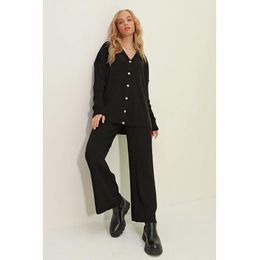 Trend Alacati 2tlg. Outfit in Schwarz - 61% | Damen-pullover-cardigans