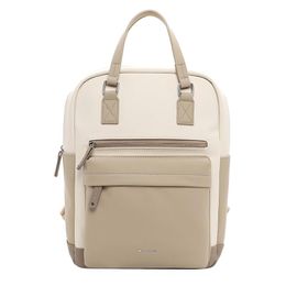 Tamaris Rucksack "Gianna" Creme/ Beige - (B)38 x (H)38 x (T)17 cm - 67% | Damen-taschen