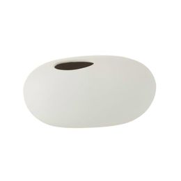 J Line Vase in Wei&szlig; - (H)13 x &Oslash; 25 cm - 10% | Kerzen-vasen