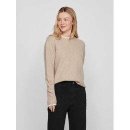 V&eacute;ro Moda Vero Moda Pullover "Hefna" in Beige - 46% | Gr&ouml;&szlig;e XL | Damen-pullover-cardigans