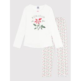 Petit Bateau Pyjama in Wei&szlig; - 48% | Gr&ouml;&szlig;e 92 | Baby-waesche