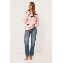 Soft Cashmere Pullover in Ros&eacute; - 64% | Gr&ouml;&szlig;e 36/38 | Damen-pullover-cardigans