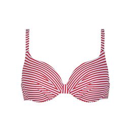 Naturana Bikini-Oberteil in Rot/ Wei&szlig; - 49% | Gr&ouml;&szlig;e 40D-Cup | Damen-bademode