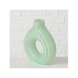 Boltze Vase "Tiffy" in Gr&uuml;n - (H)19 cm - 36% | Kerzen-vasen