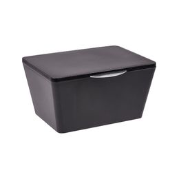 Wenko Aufbewahrungsbox "Brasil" in Schwarz - (B)19 x (H)10 x (T)15,5 cm - 22% | Kisten-koerbe