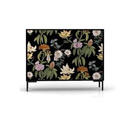 Madre Selva Sideboard "Wilma" in Bunt/ Schwarz - (B)113 x (H)75 x (T)45 cm - 53% | Regale