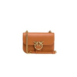 Pinko Leder-Umh&auml;ngetasche in Hellbraun - (B)24 x (H)15 x (T)7 cm - 27% | Damen-taschen