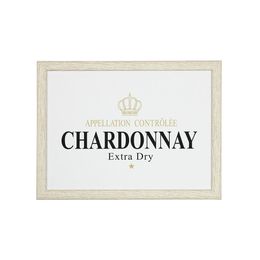 MARS & MORE Mars & More Tablett "Chardonnay" in Wei&szlig; - (B)43 x (H)43 cm - 27% | Aufbewahren-servieren