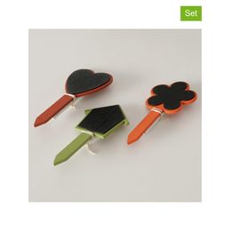 Boltze 3er-Set: Topfstecker "Bilje" in Orange/ Gr&uuml;n/ Rot - (H)15 cm - 26% | Wohndekoration