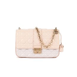 Christian Dior Leder-Schultertasche in Beige/ Creme - (B)26 x (H)18 x (T)7 cm - 54% | Damen-taschen